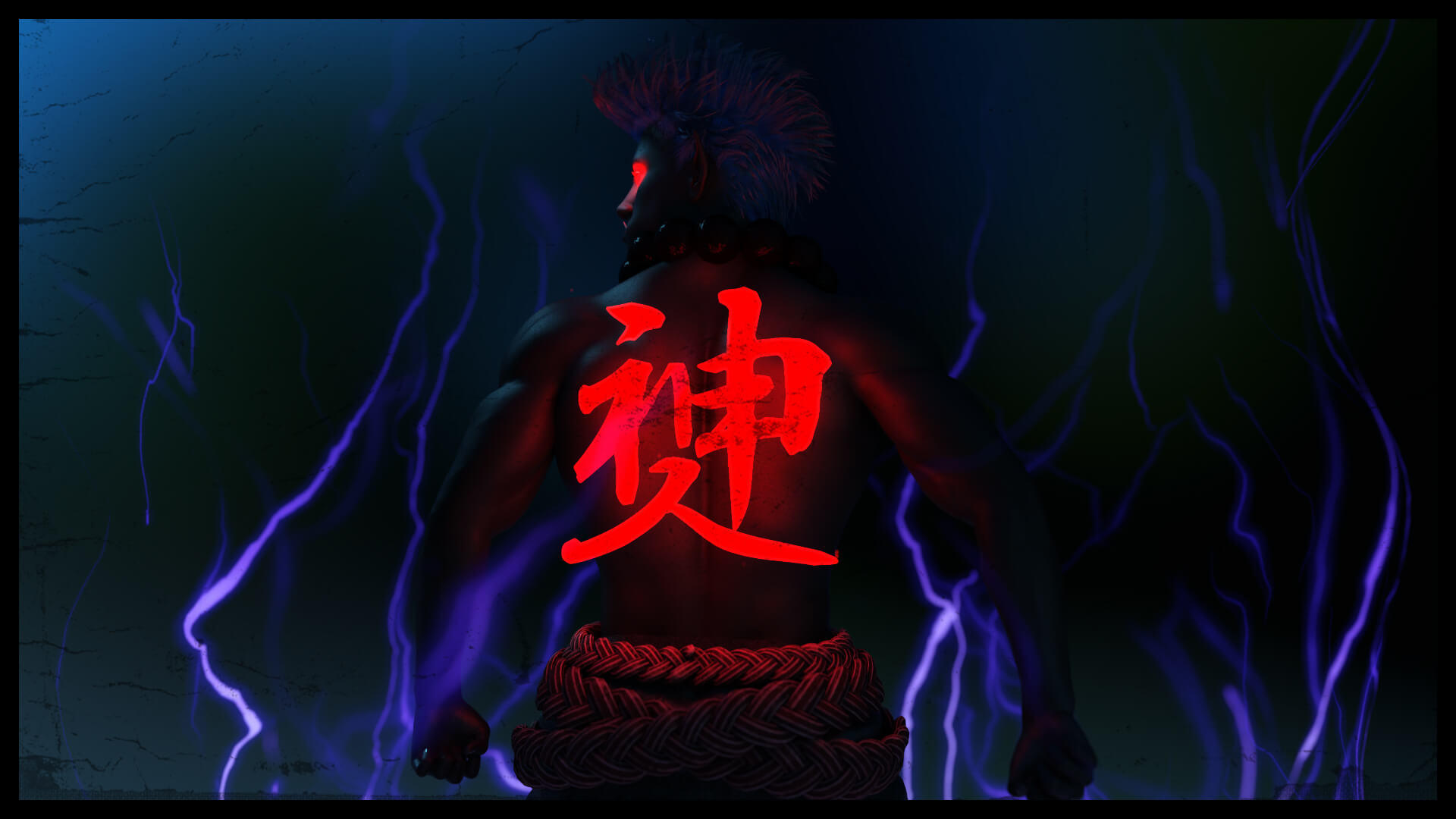Shun Goku Satsu 3D Render, Digital Art by Evasocold