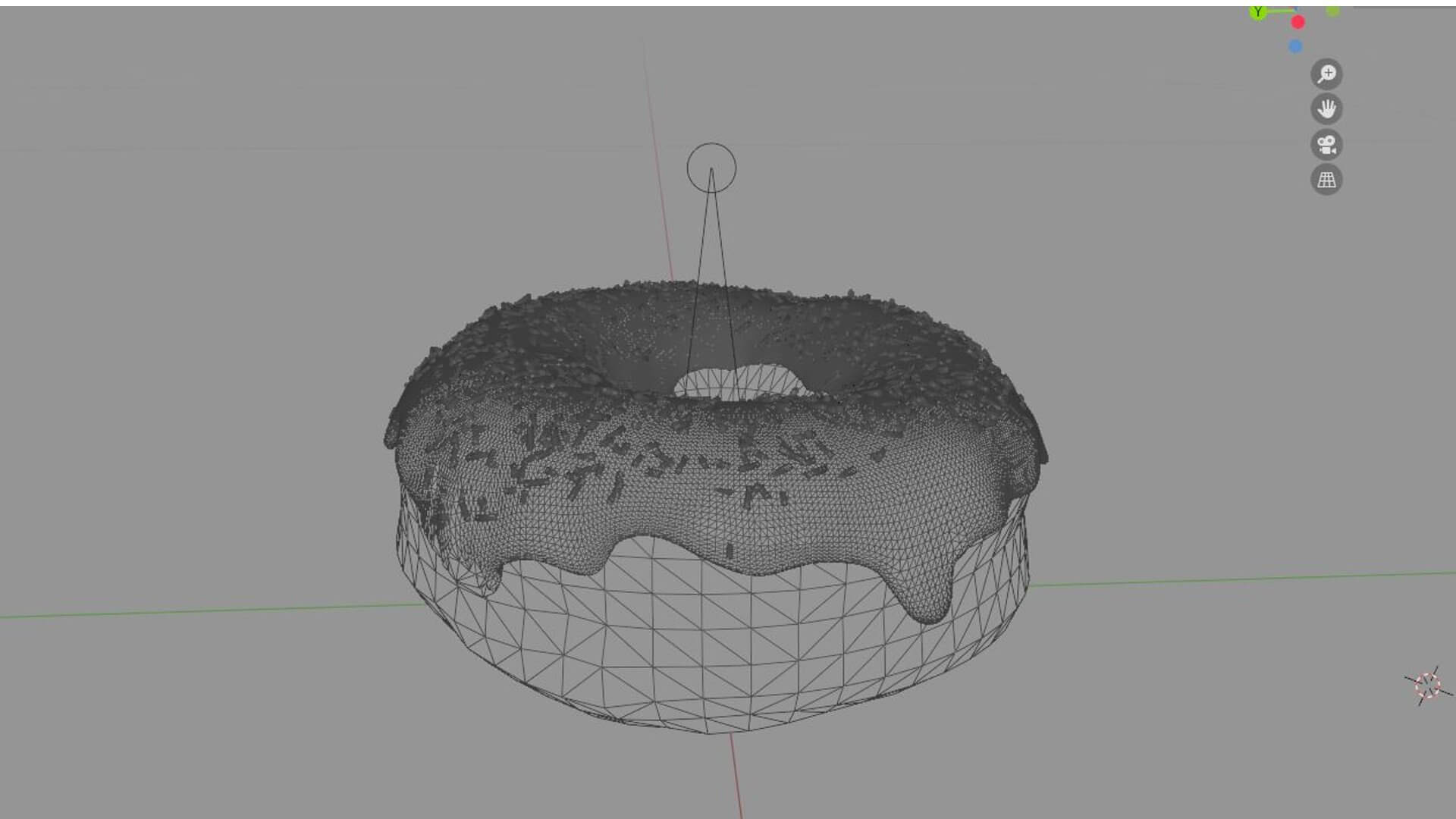 Animated Vanilla Donut - 3D Model by Evelyns 3D Creations