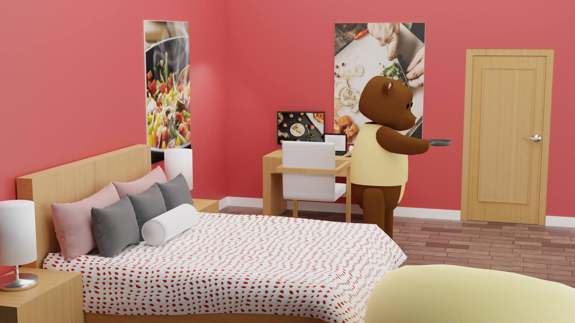 Bobae Bedroom - 3D Model by Evelyns 3D Creations