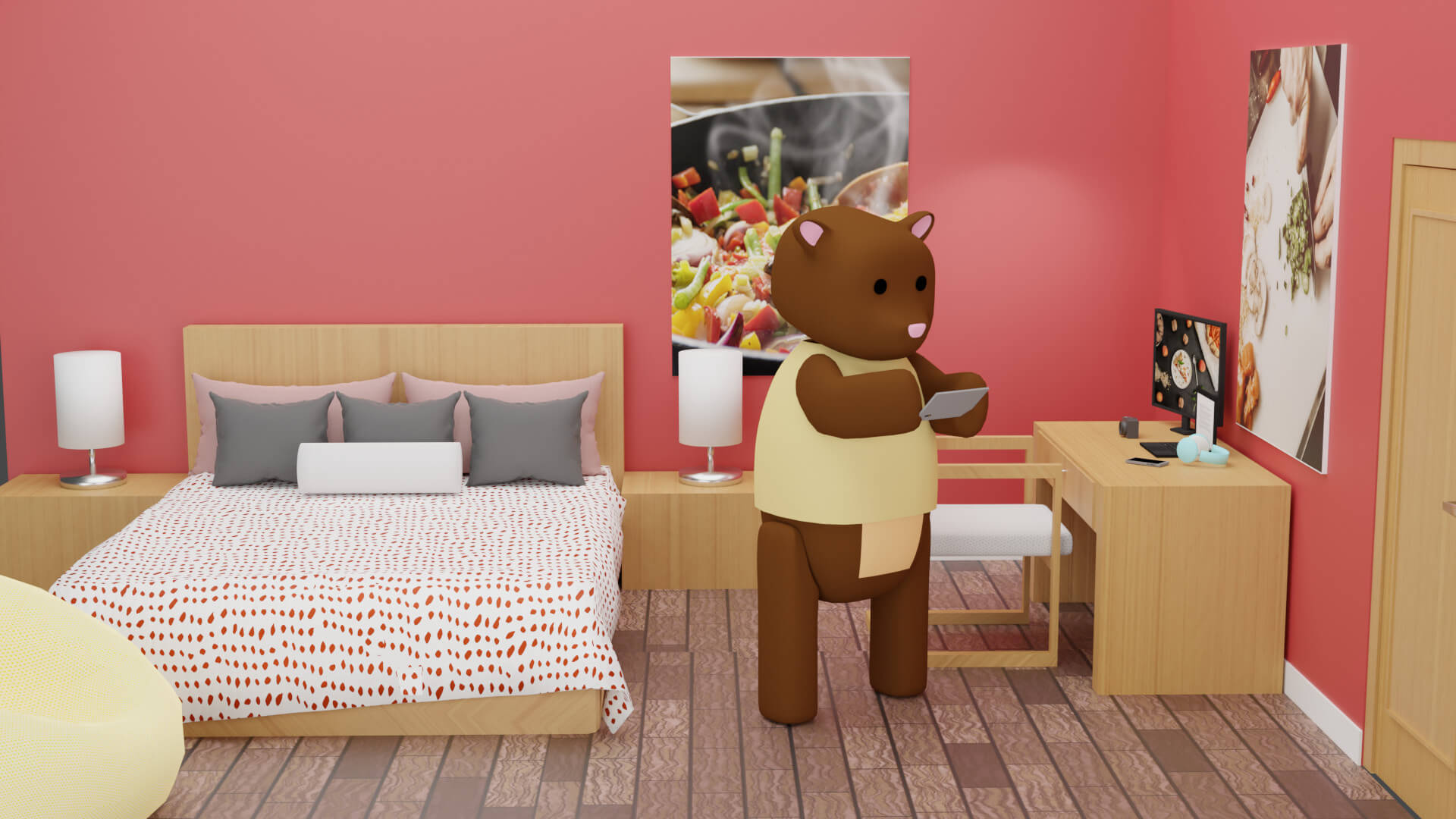 Bobae Bedroom - 3D Model by Evelyns 3D Creations