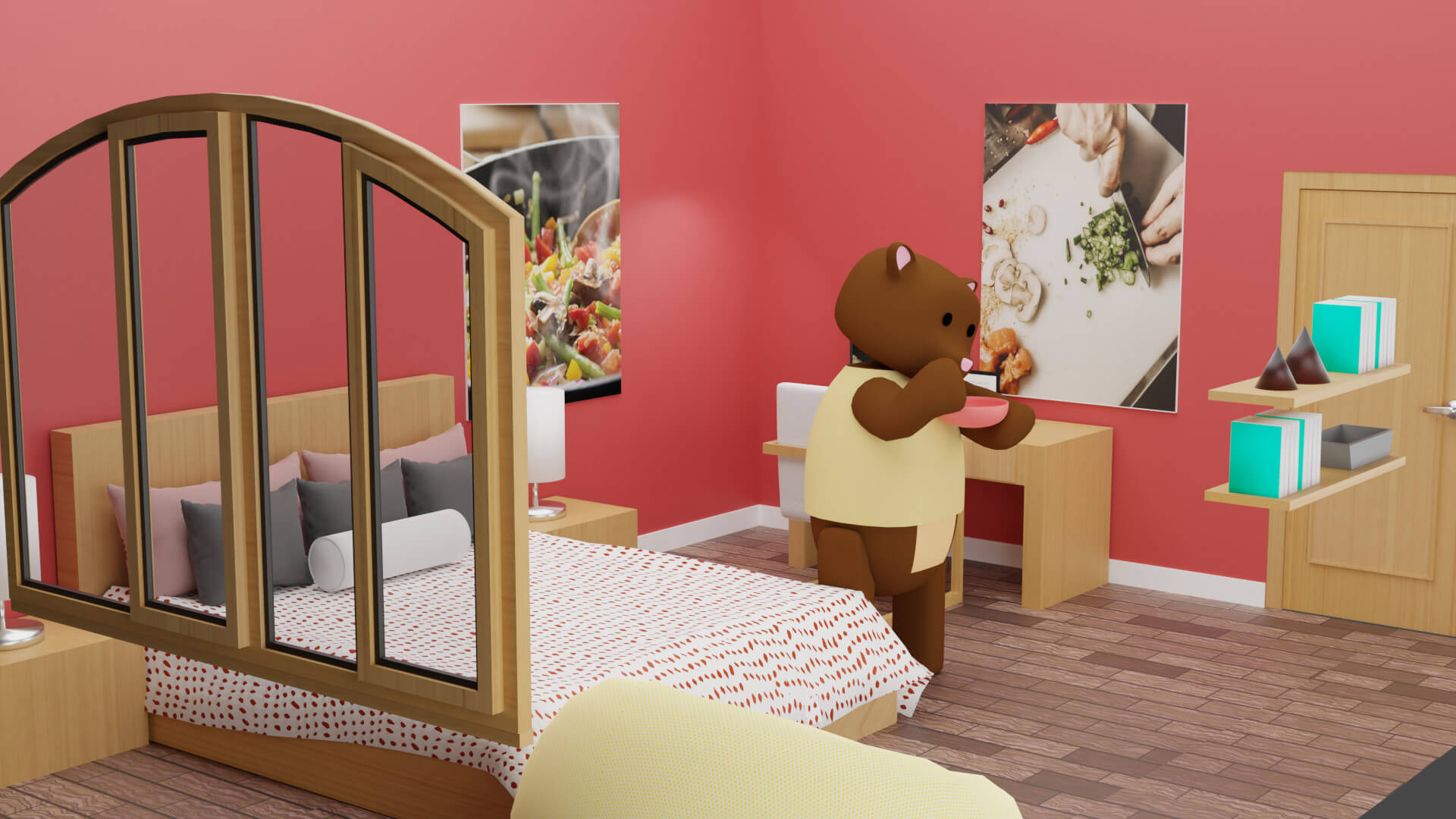 Bobae Bedroom - 3D Model by Evelyns 3D Creations