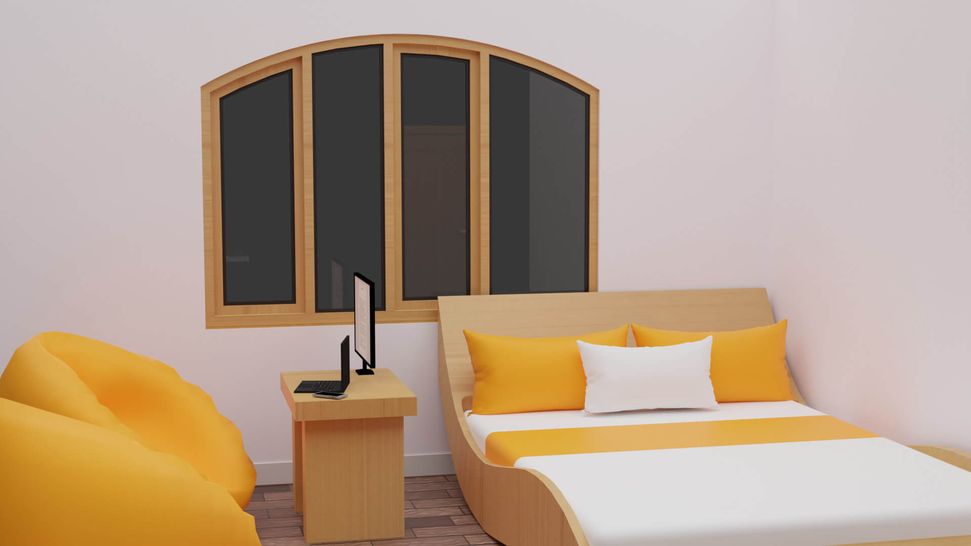 Haru Bedroom - 3D Model by Evelyns 3D Creations