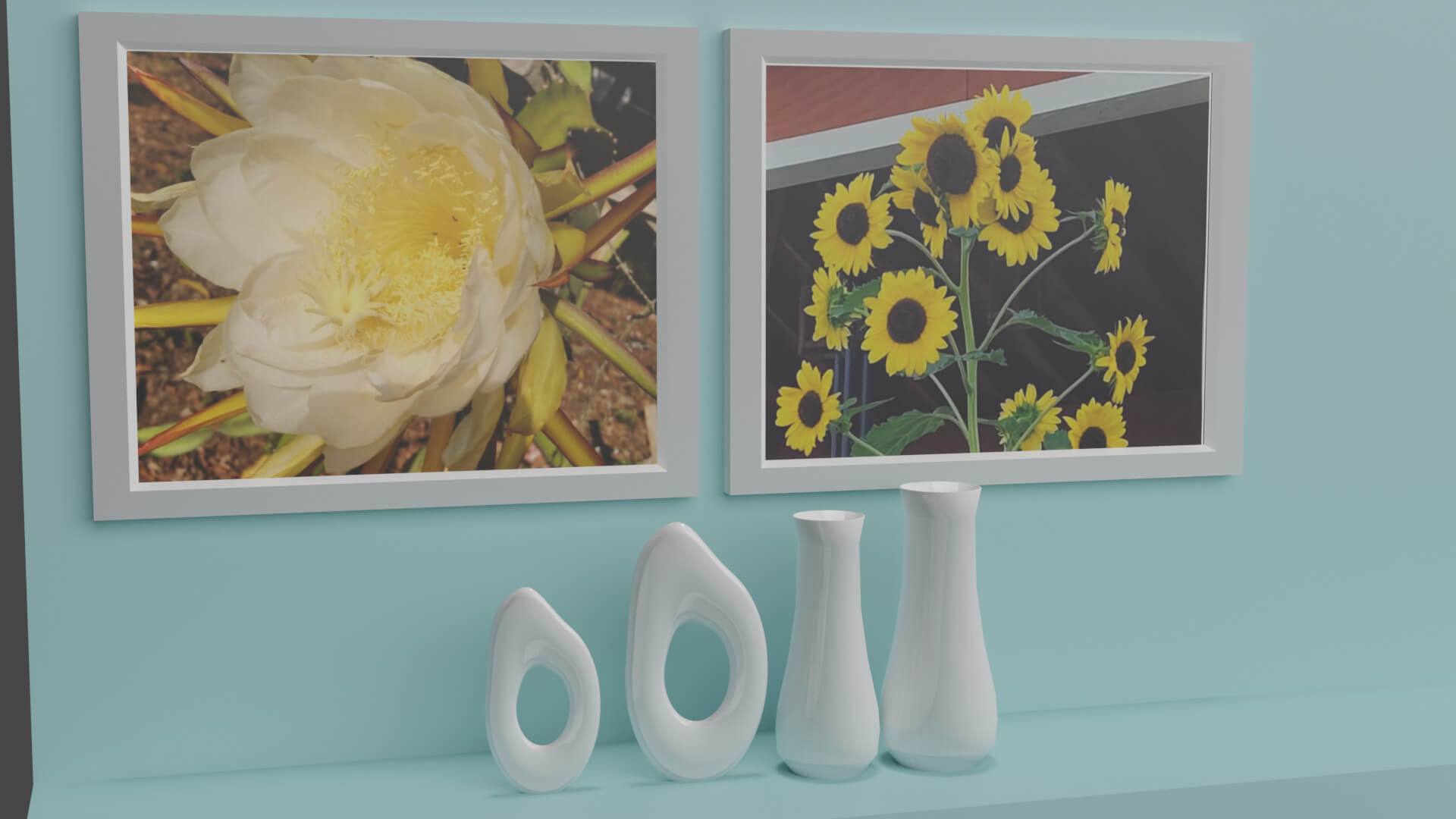 Living Room Decor - 3D Model by Evelyns 3D Creations