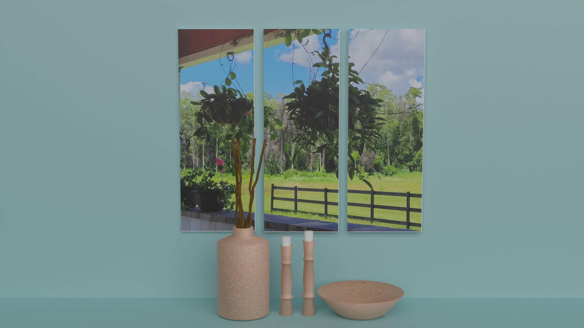 Living Room Decor - 3D Model by Evelyns 3D Creations