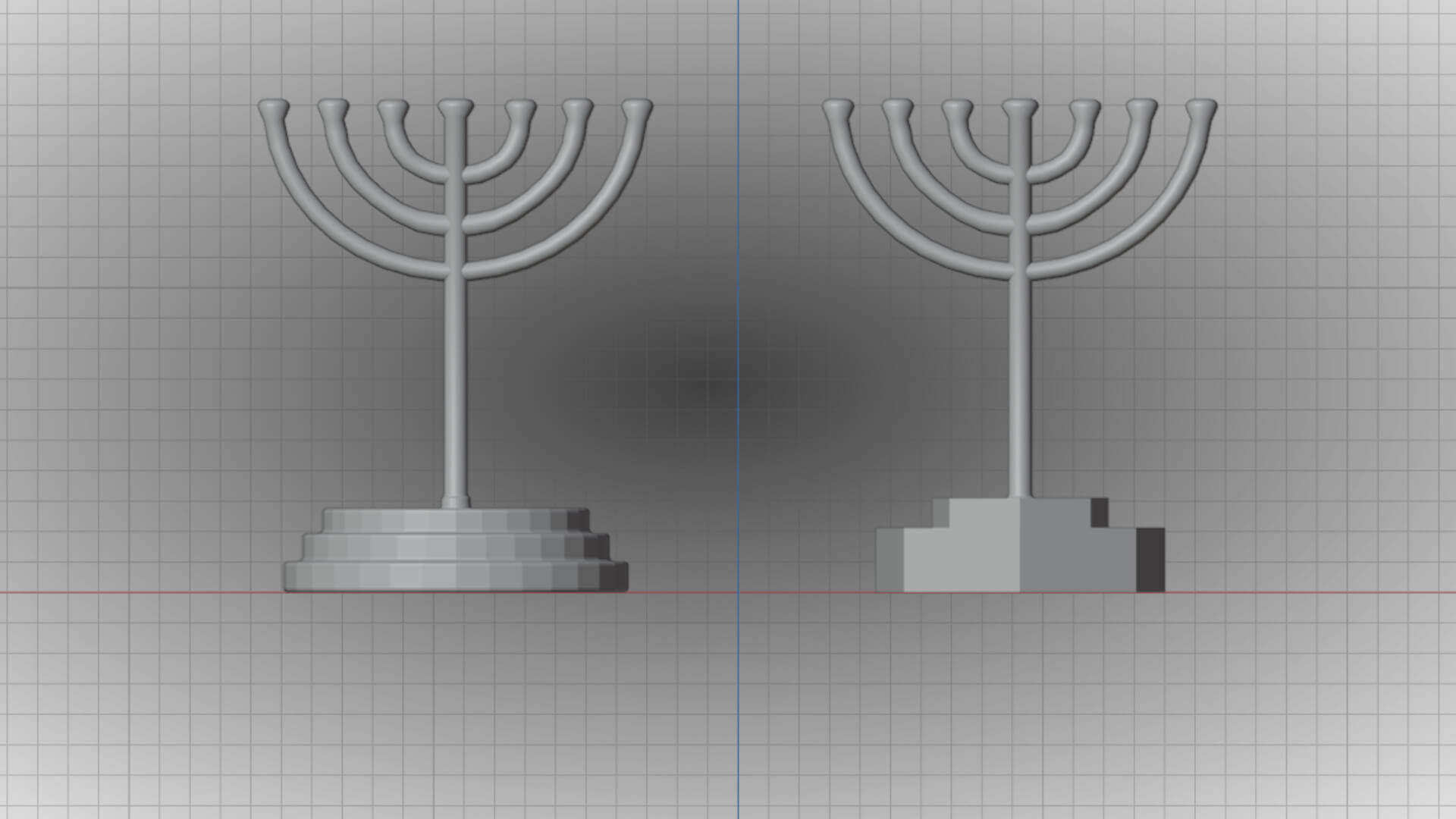 Menorahs/Lampstand - 3D Model by Evelyns 3D Creations