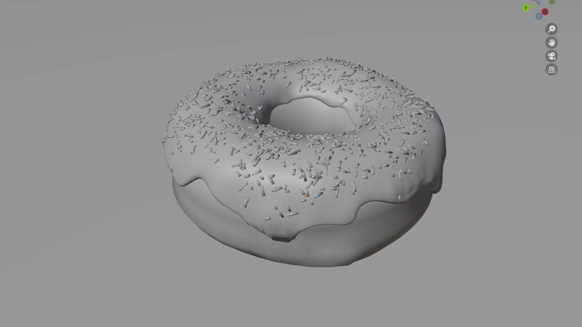 Vanilla Donut - 3D Model by Evelyns 3D Creations