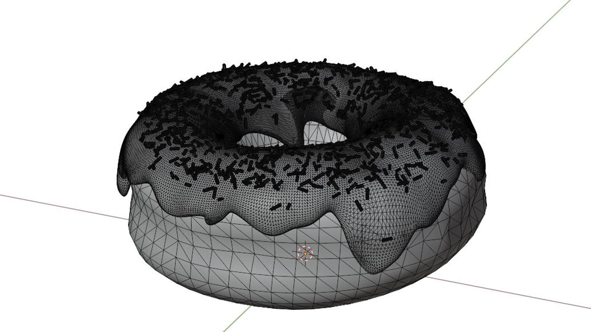 Vanilla Donut - 3D Model by Evelyns 3D Creations