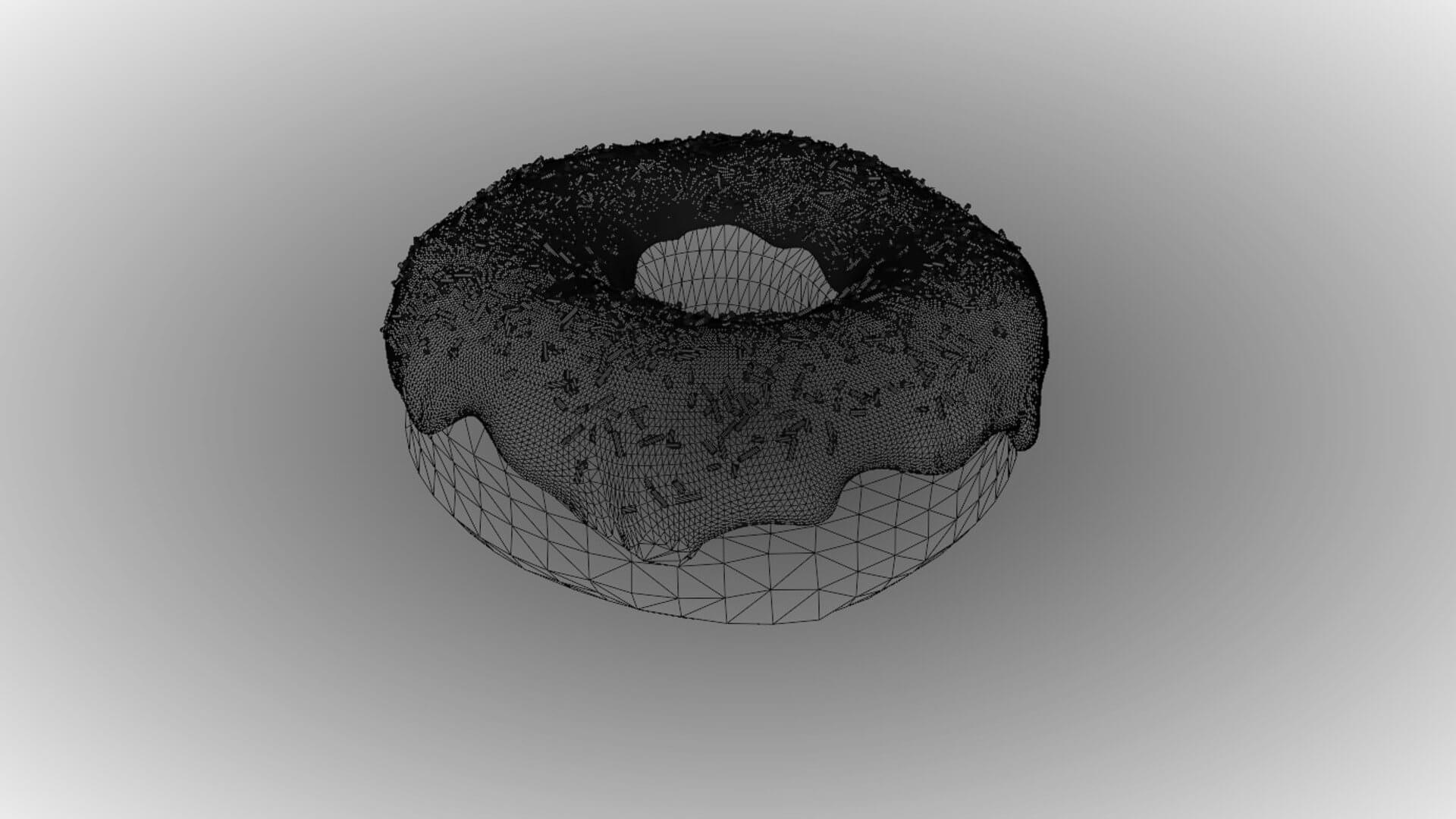 Vanilla Donut - 3D Model by Evelyns 3D Creations