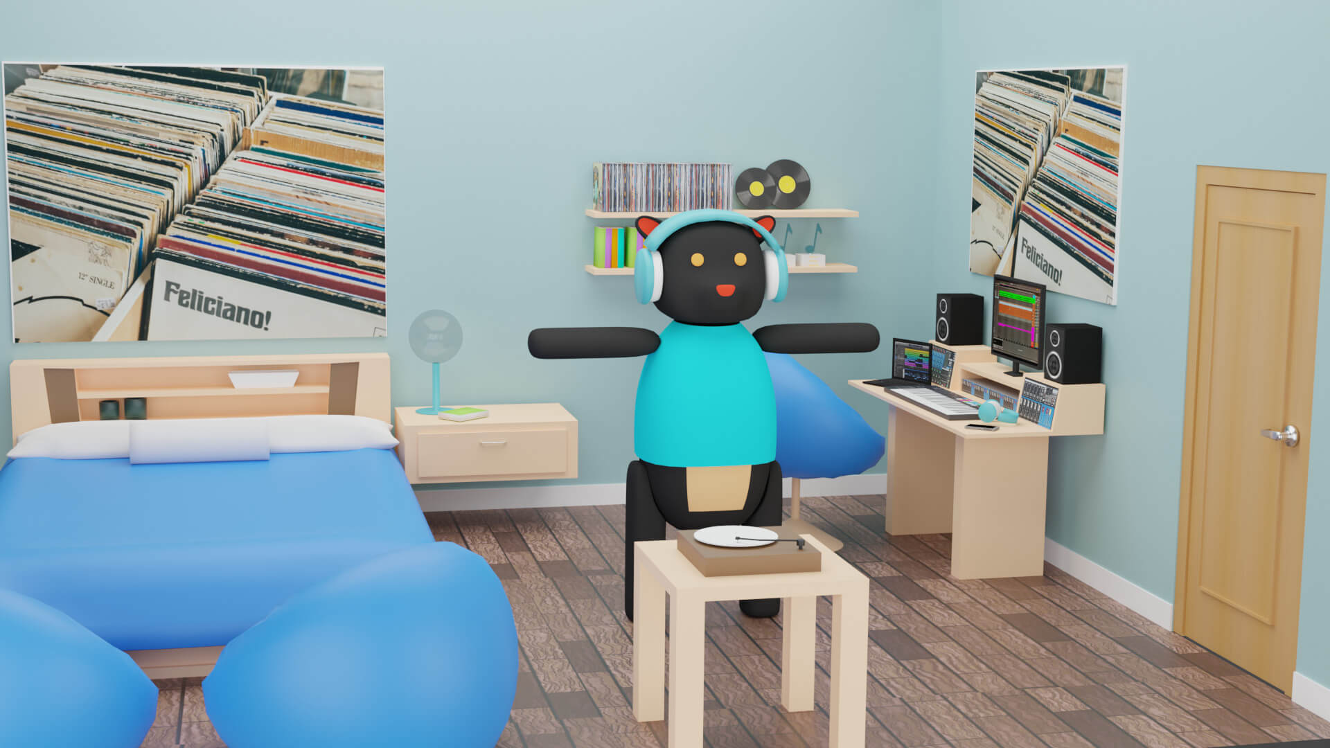 Wonshik Bedroom - 3D Model by Evelyns 3D Creations