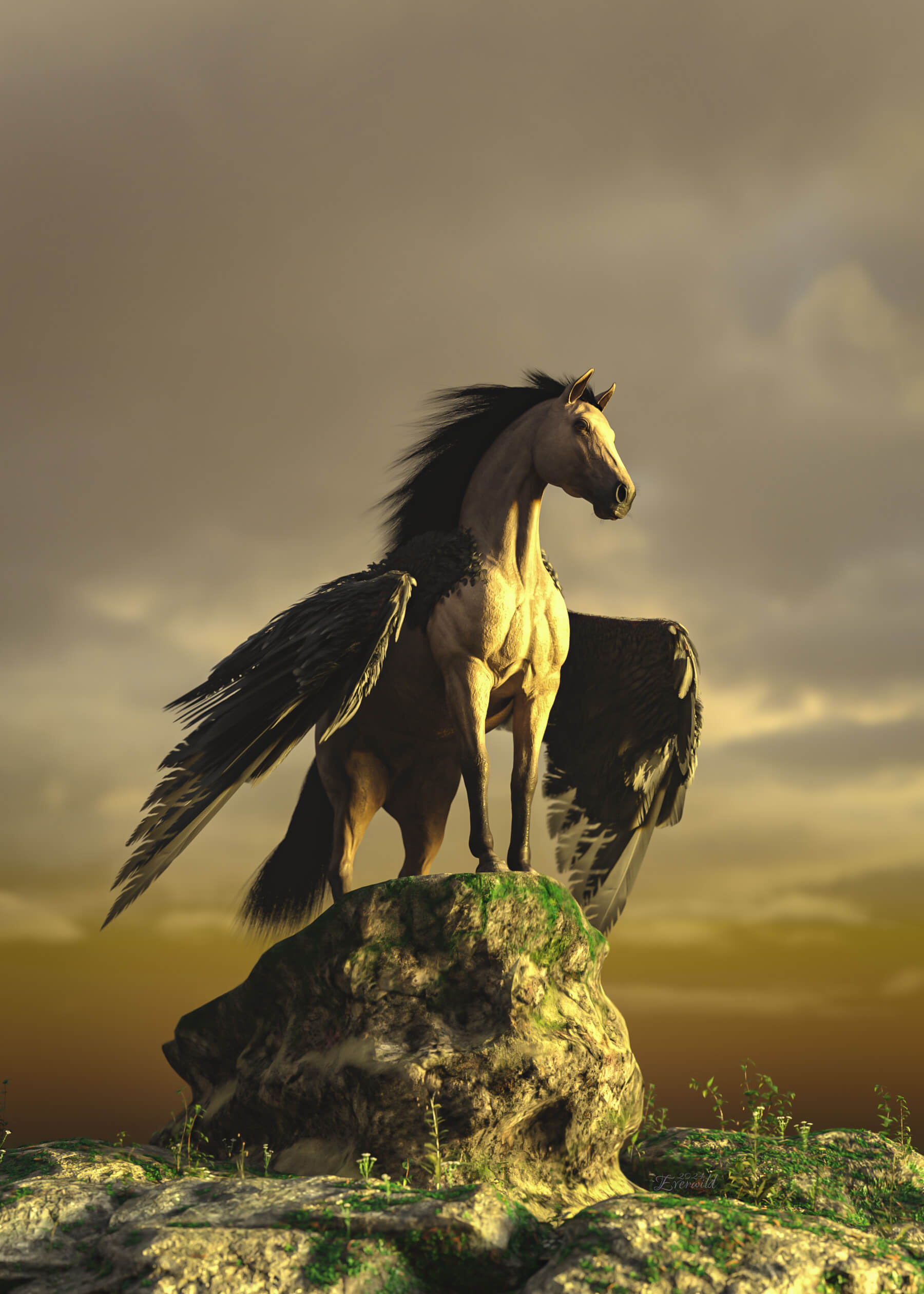 Horizon 3D Render, Digital Art by Everwild