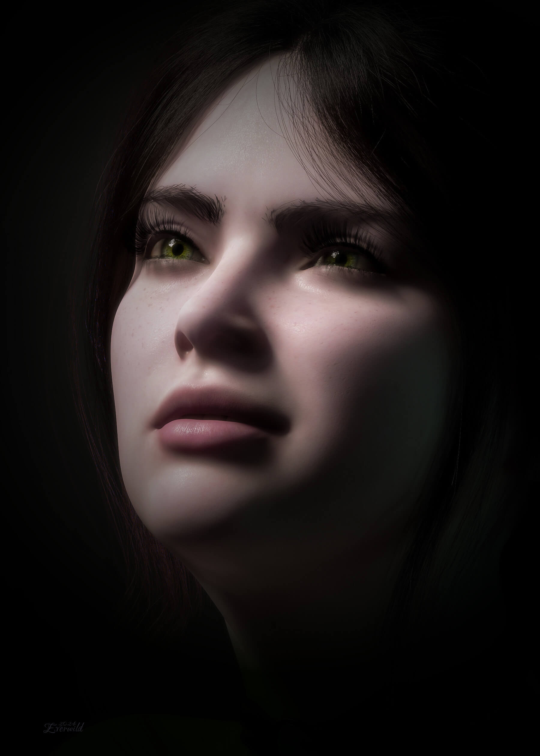 Natasha, Unboxed 3D Render, Digital Art by Everwild
