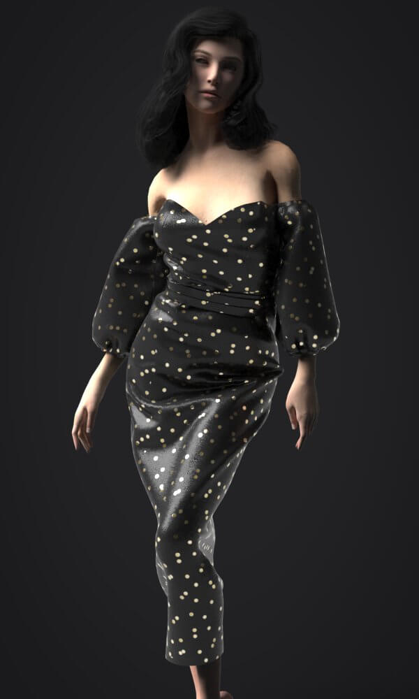 Digital dress 3D Render | RenderHub Gallery
