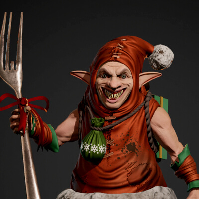 Christmas Troll 1 - 3D Model by Evin store