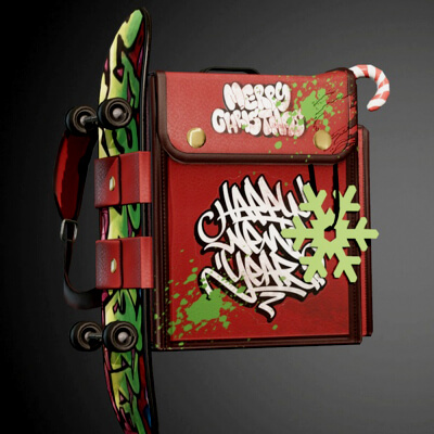 New Year's Bag - 3D Model by Evin store