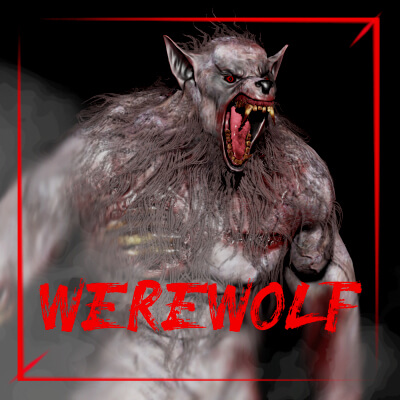 Old Werewolf - 3D Model by Evin store