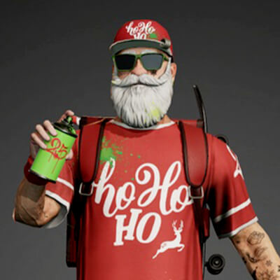 Santa Hooligan 1 - 3D Model by Evin store