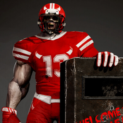 Zombie Football Zombie Boss Zombie Sport - 3D Model by Evin store