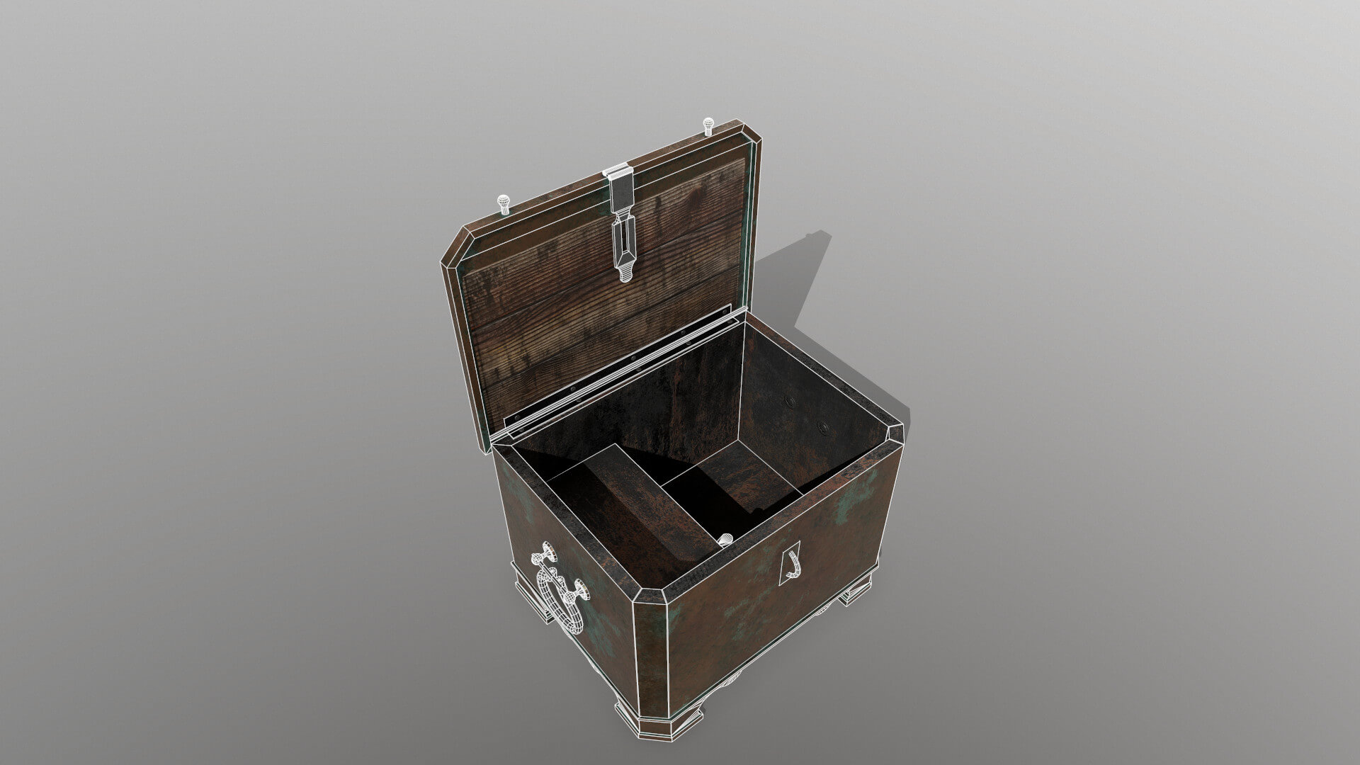 Antique Chest Safe PBR - 3D Model by Evrika