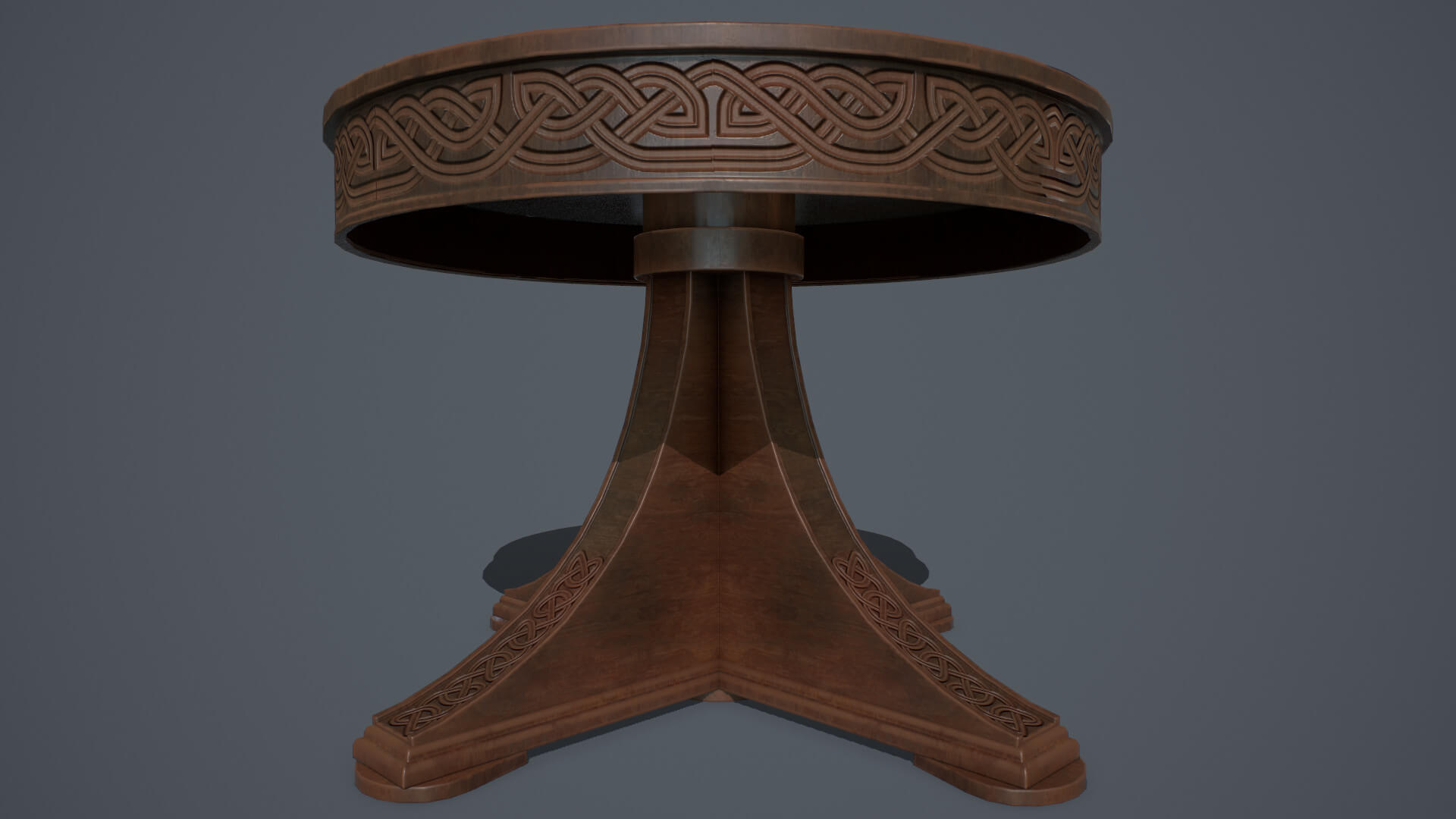 Antique Table PBR - 3D Model by Evrika