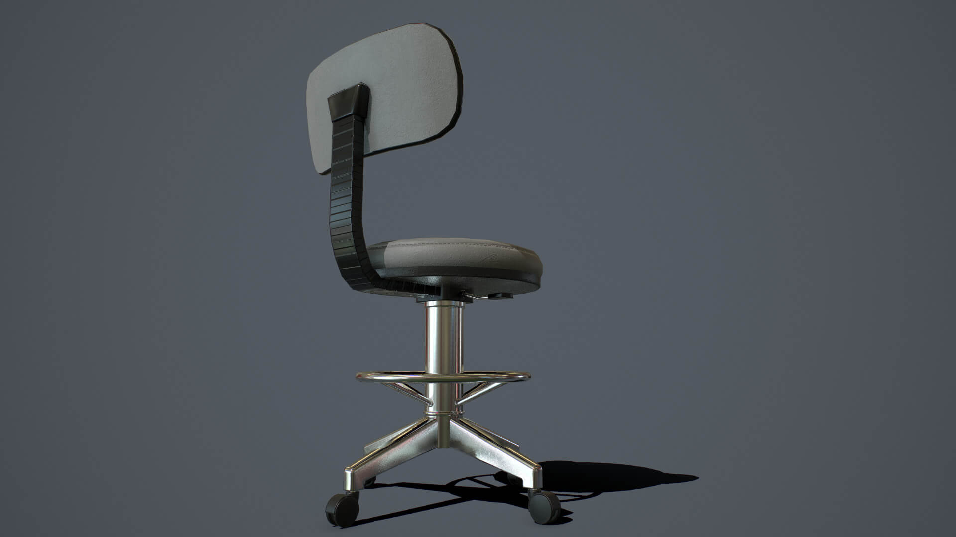 Computer Chair PBR - 3D Model by Evrika