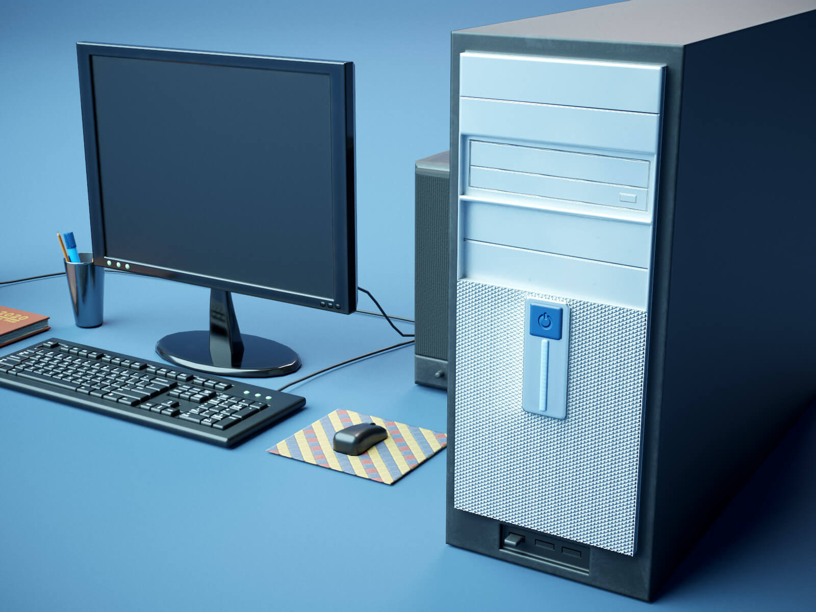 Computer PBR Computer - 3D Model by Evrika