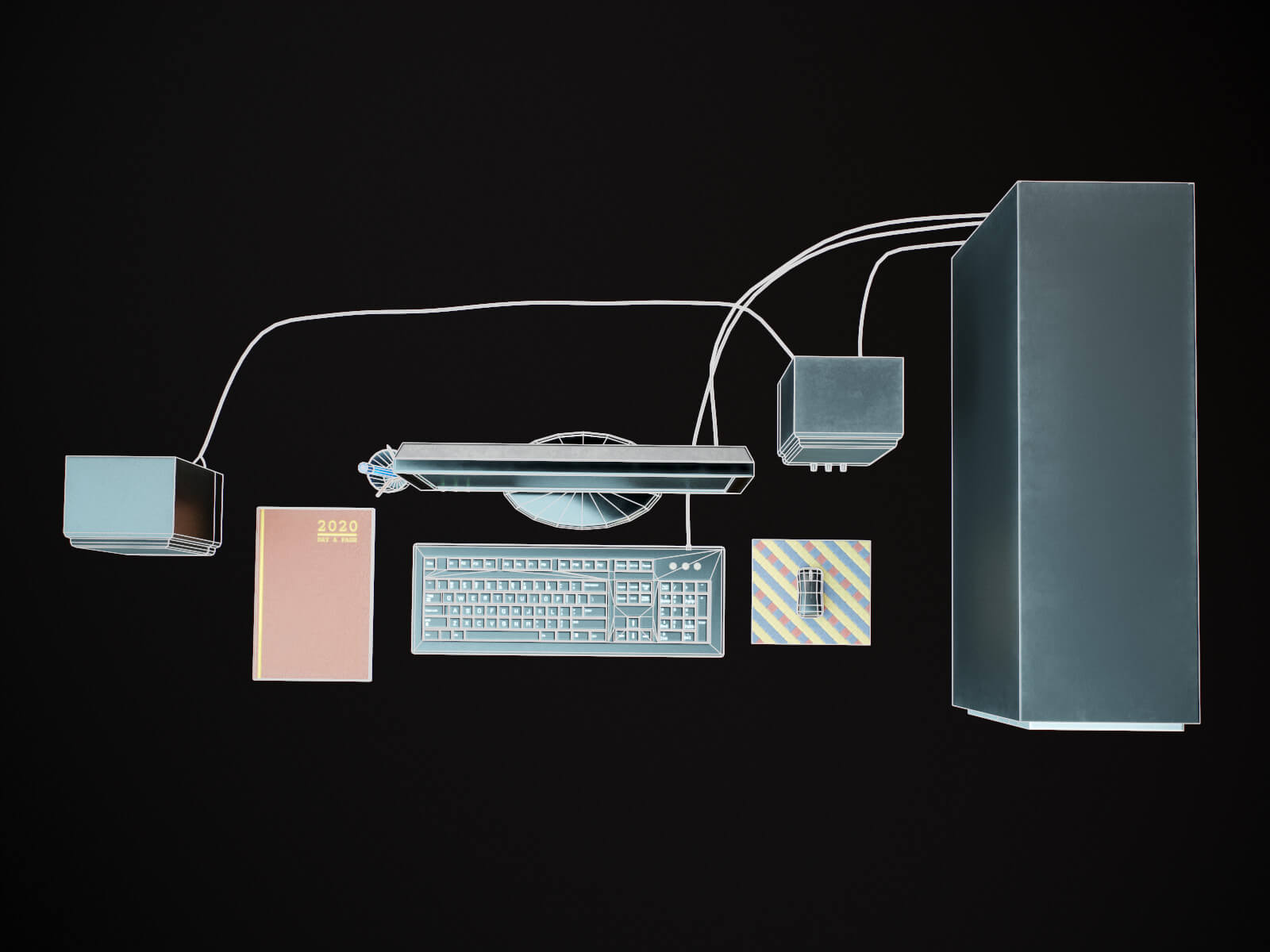 Computer PBR Computer - 3D Model by Evrika