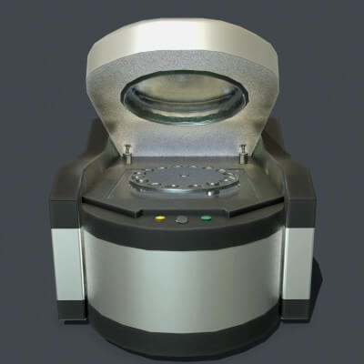 Desktop XRF Spectrometer PBR - 3D Model by Evrika
