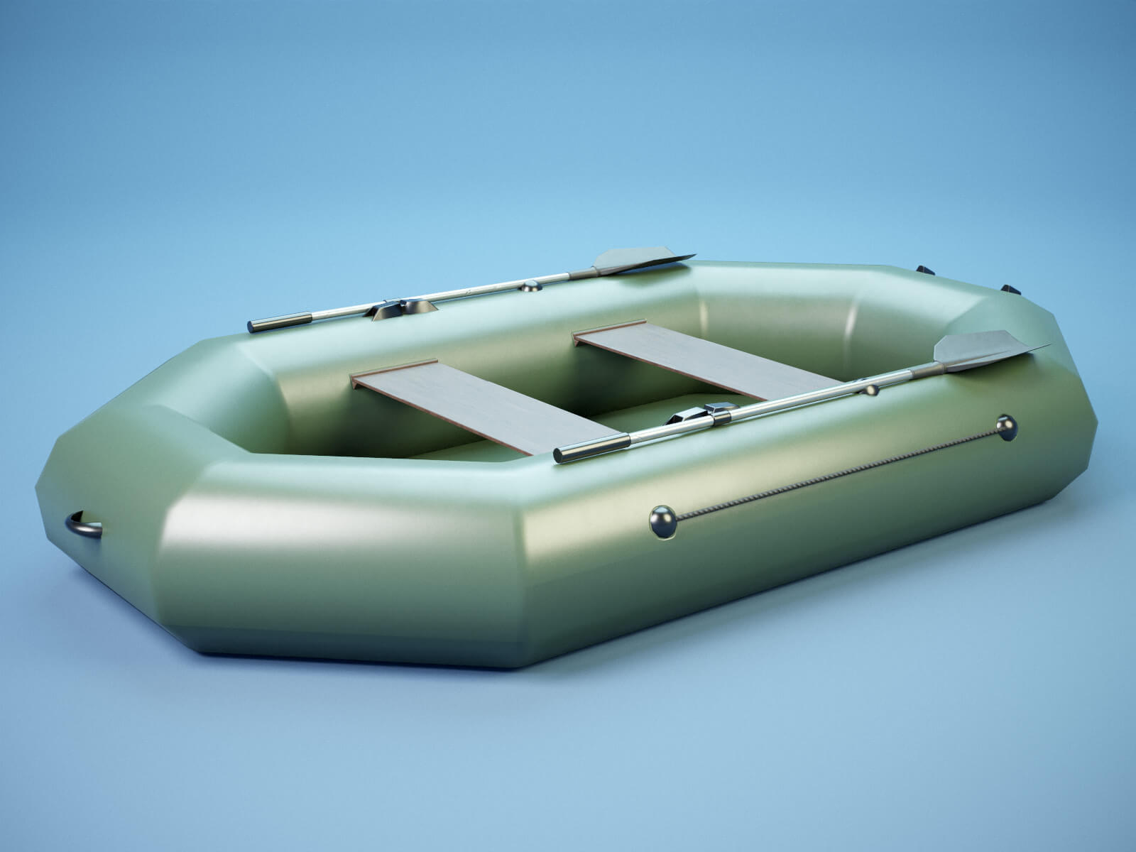 Inflatable Boat Grin PBR - 3D Model by Evrika