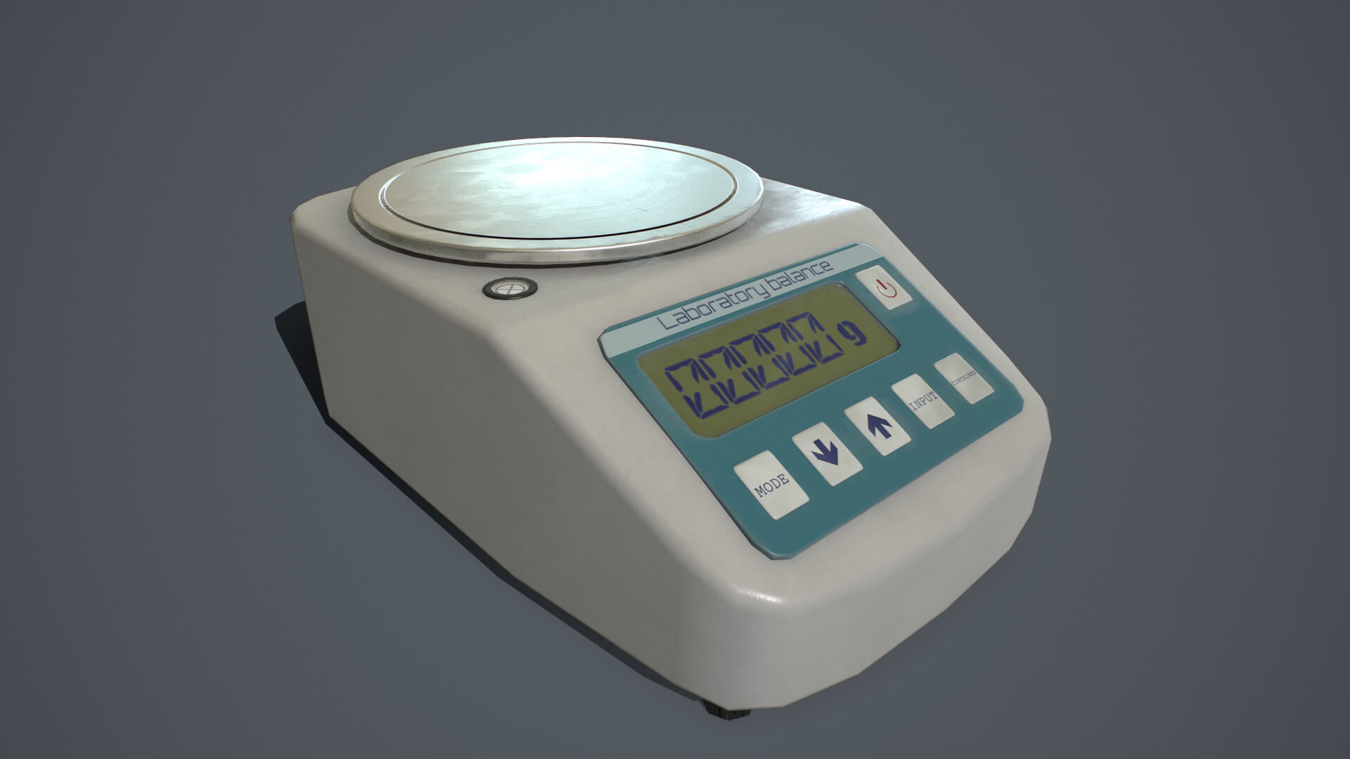 Laboratory Balance PBR - 3D Model by Evrika
