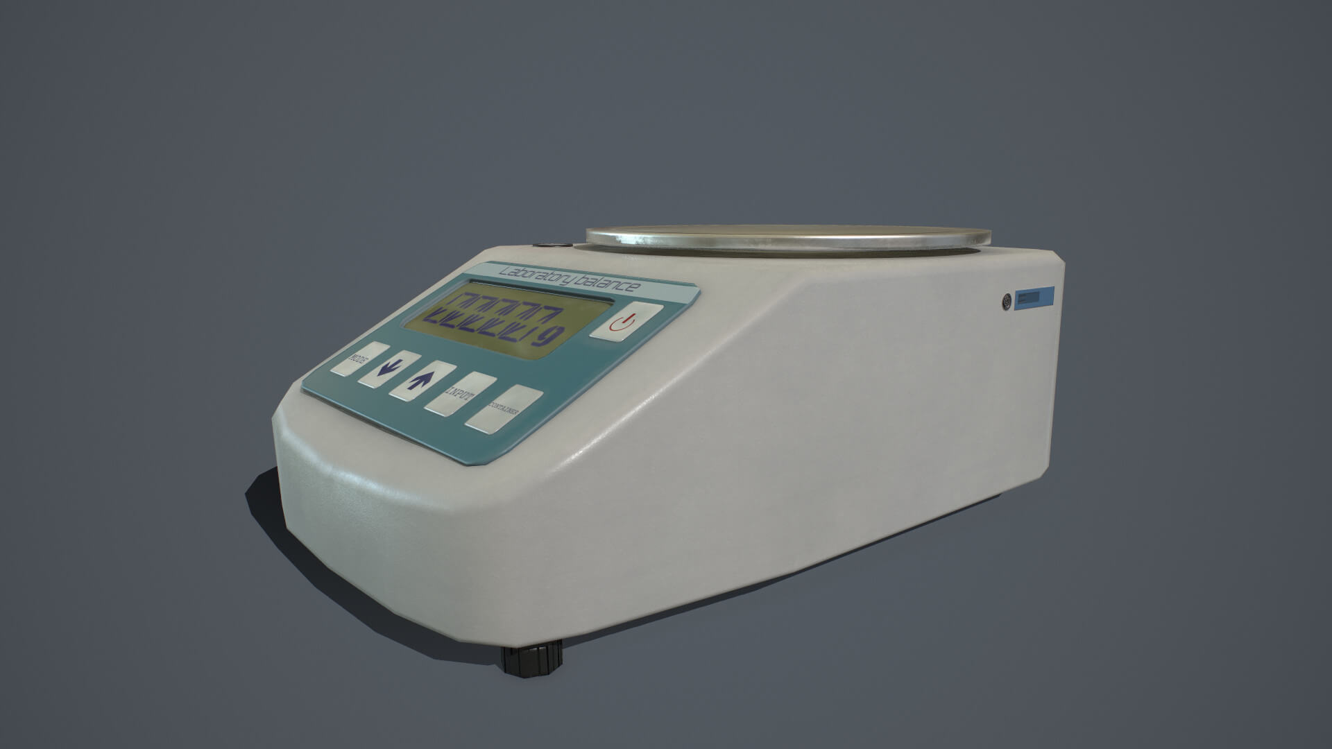 Laboratory Balance PBR - 3D Model by Evrika