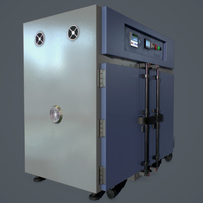 Laboratory Drying Oven PBR - 3D Model by Evrika