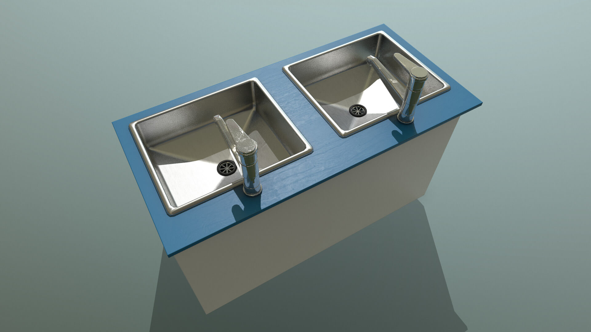 Laboratory Sink PBR - 3D Model by Evrika