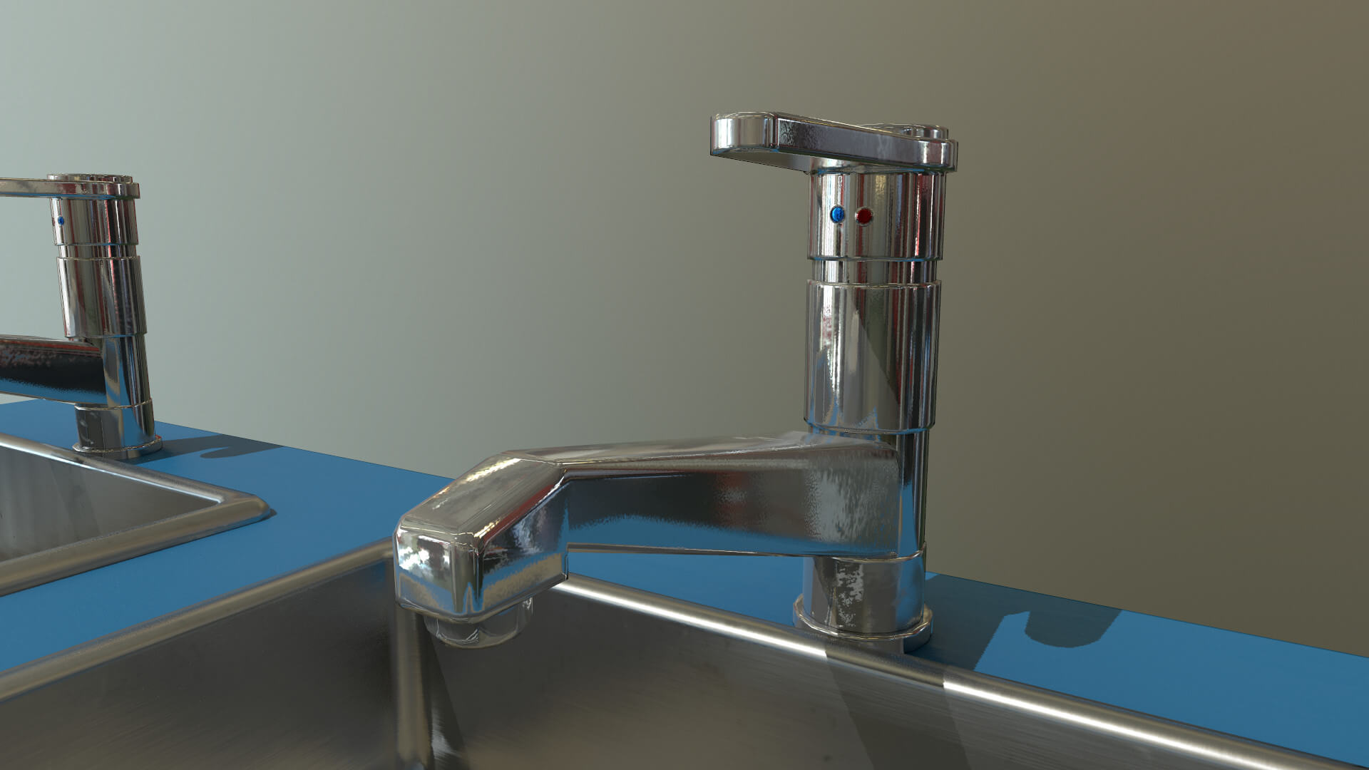 Laboratory Sink PBR - 3D Model by Evrika