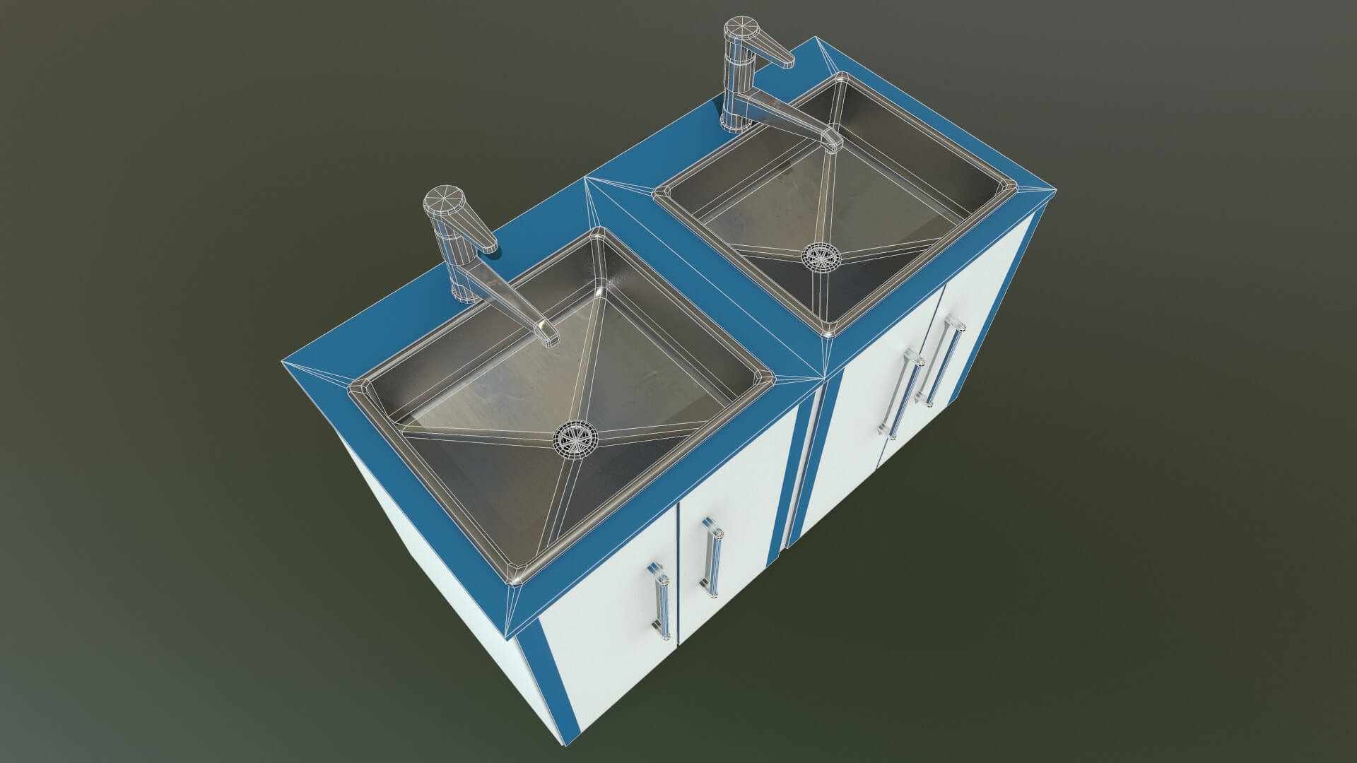 Laboratory Sink PBR - 3D Model by Evrika