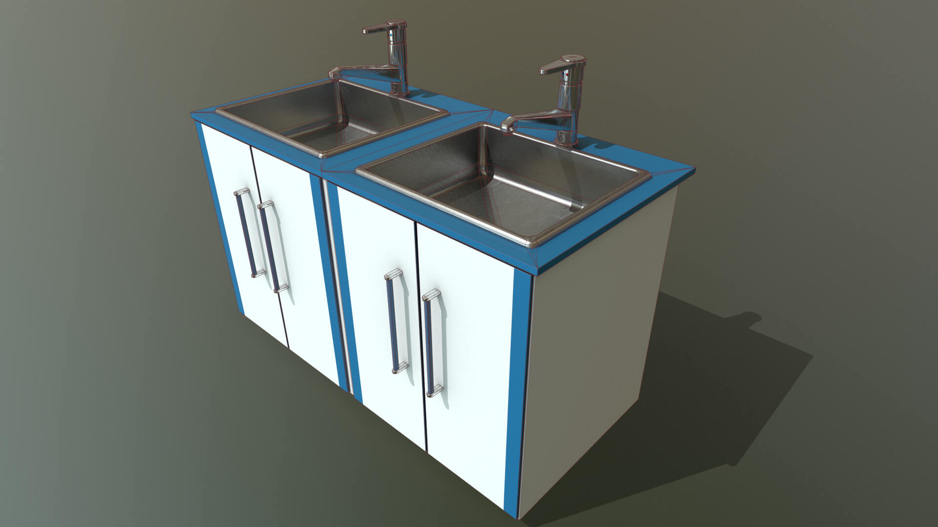 Laboratory Sink PBR - 3D Model by Evrika