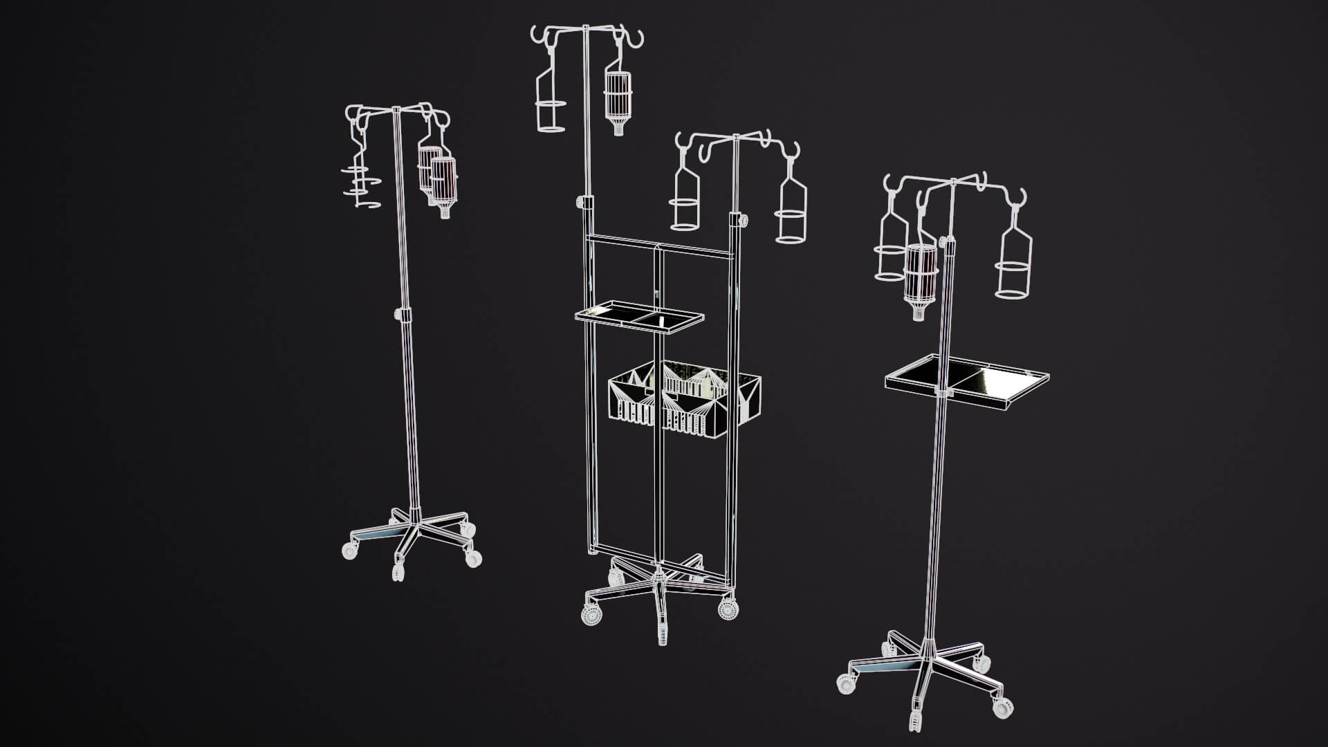 Medical Tripod PBR - 3D Model by Evrika