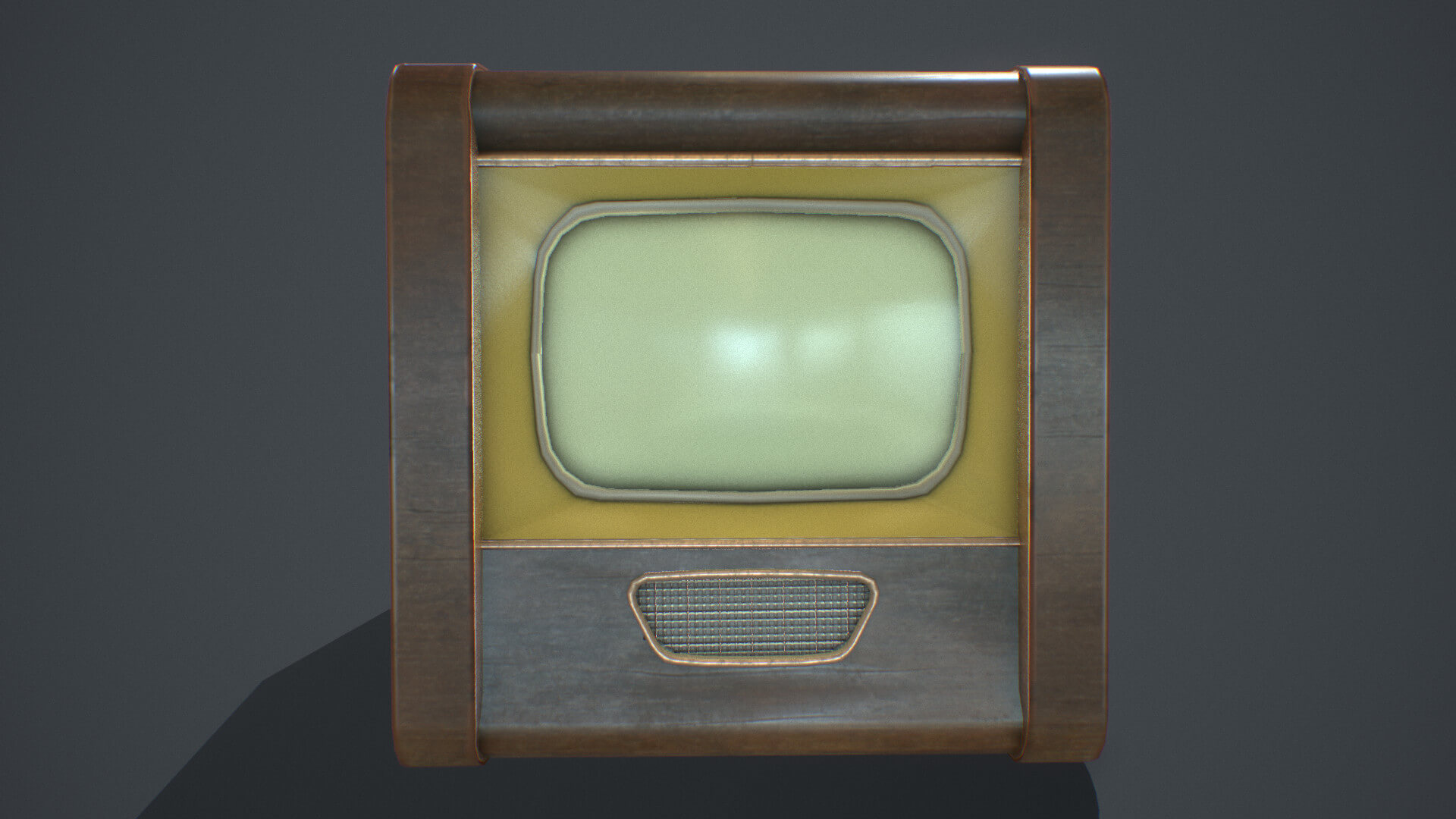 Old TV PBR - 3D Model by Evrika