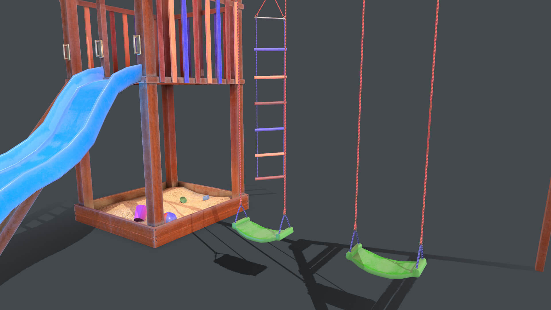 Playground PBR - 3D Model by Evrika