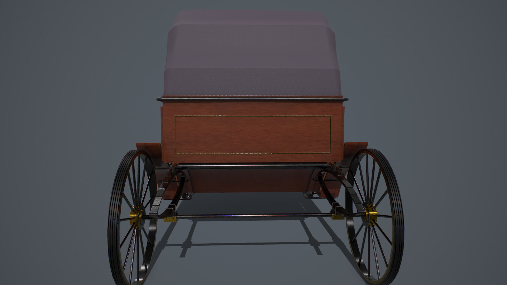 Retro Carriage PBR - 3D Model by Evrika