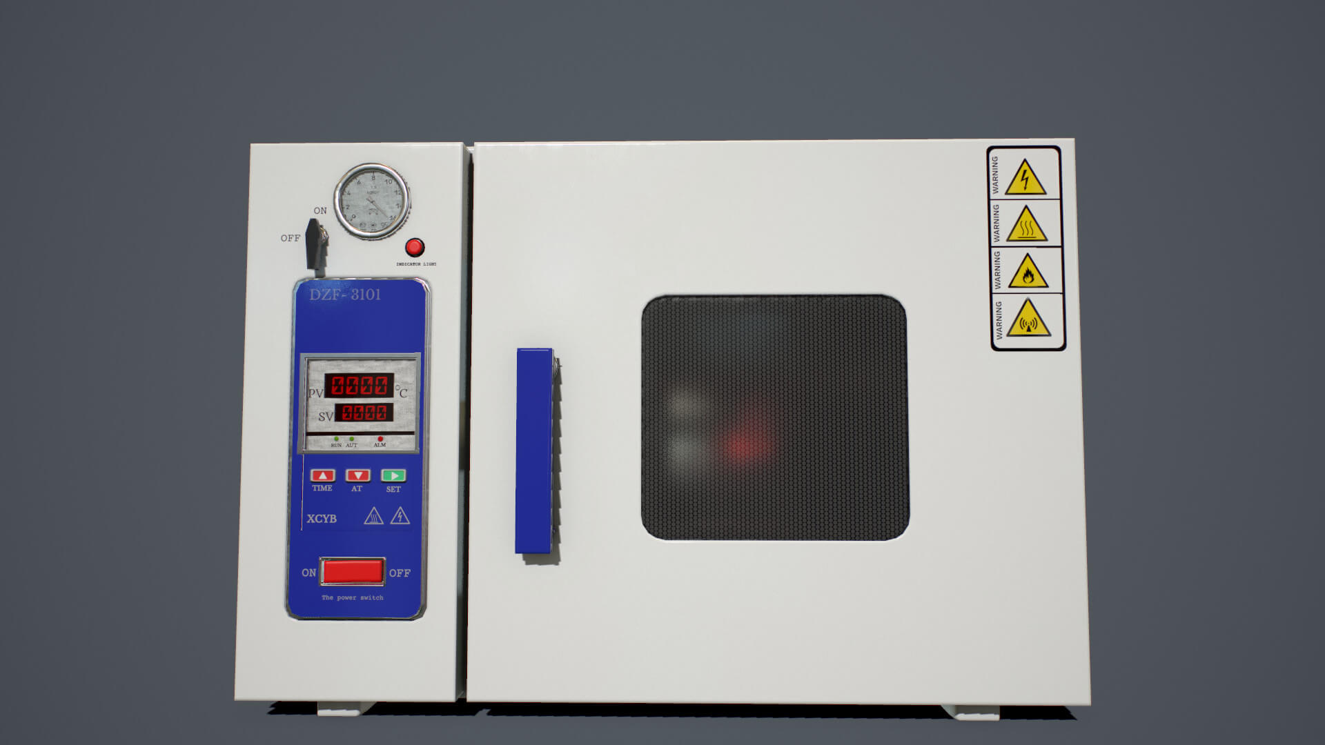 Vacuum Bench Furnace PBR - 3D Model by Evrika