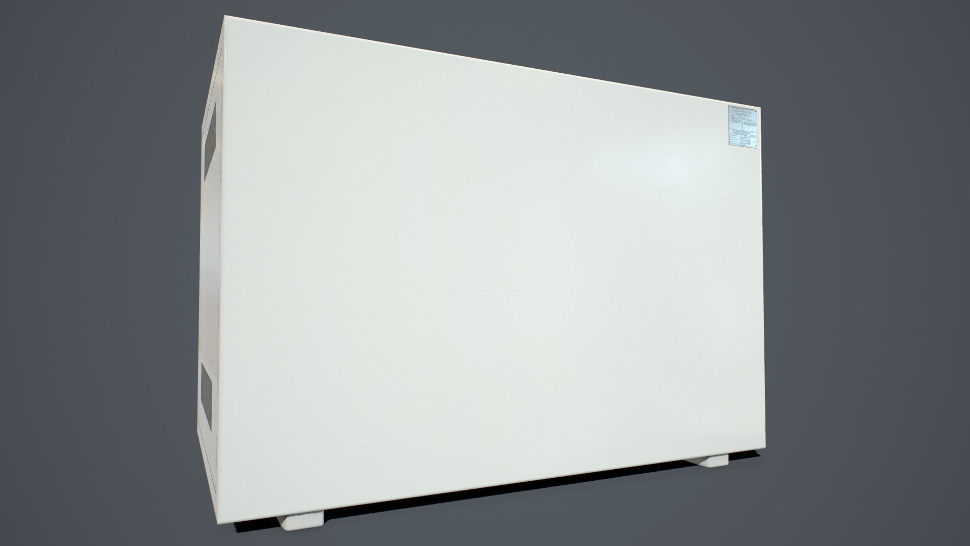 Vacuum Bench Furnace PBR - 3D Model by Evrika