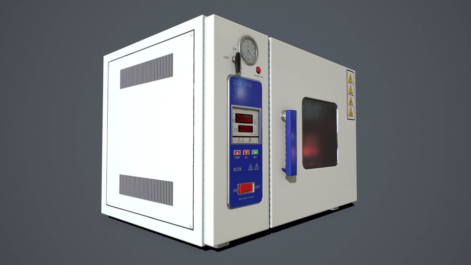 Vacuum Bench Furnace PBR - 3D Model by Evrika