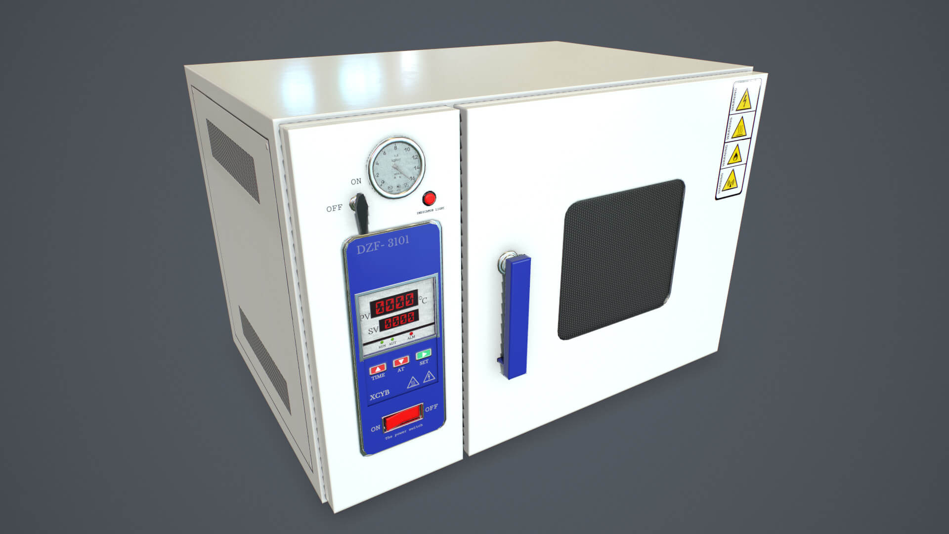 Vacuum Bench Furnace PBR - 3D Model by Evrika