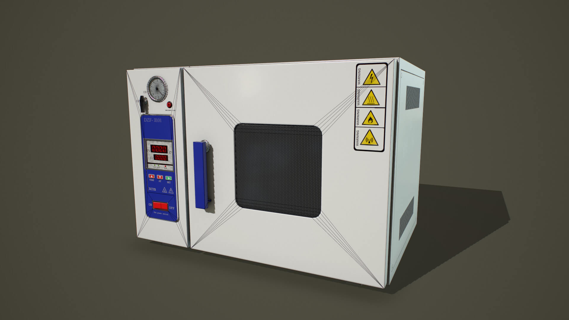 Vacuum Bench Furnace PBR - 3D Model by Evrika