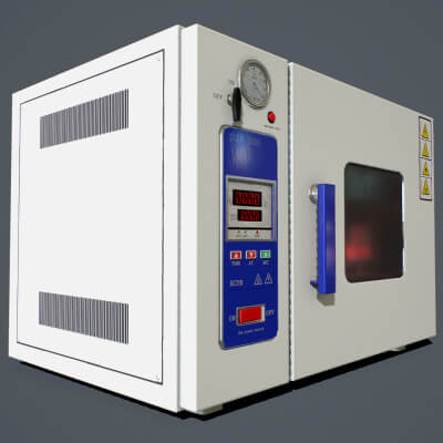 Vacuum Bench Furnace PBR - 3D Model by Evrika
