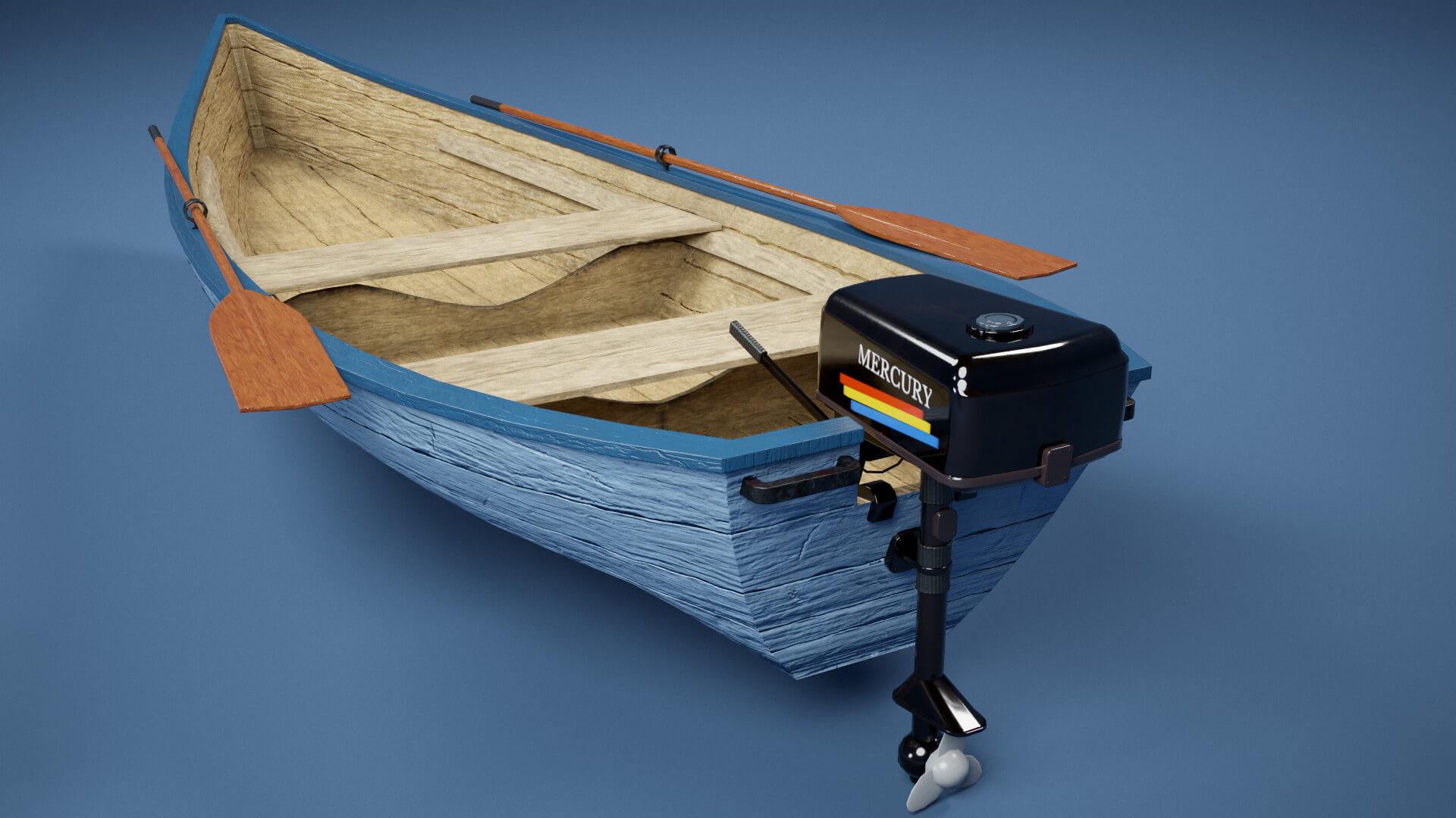Wooden Boat New and Old PBR - 3D Model by Evrika