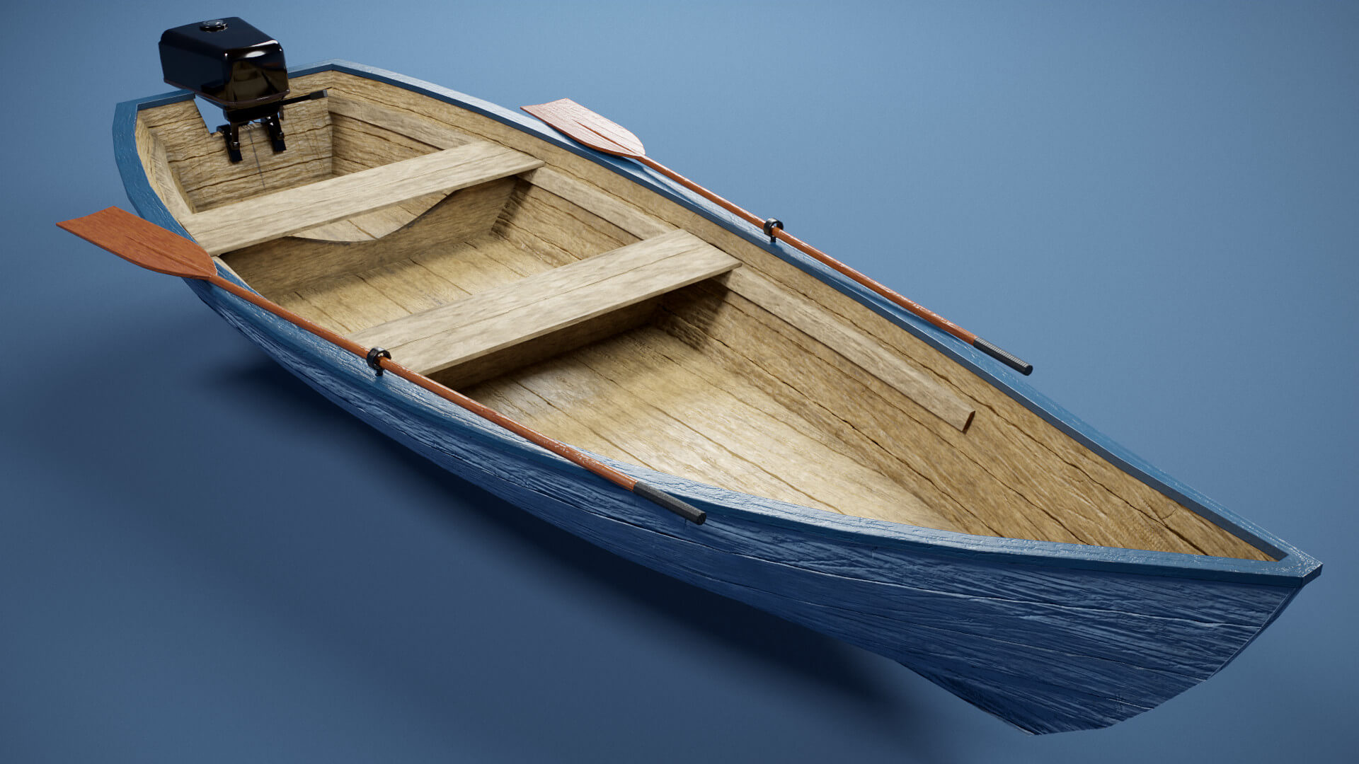 Wooden Boat New and Old PBR - 3D Model by Evrika