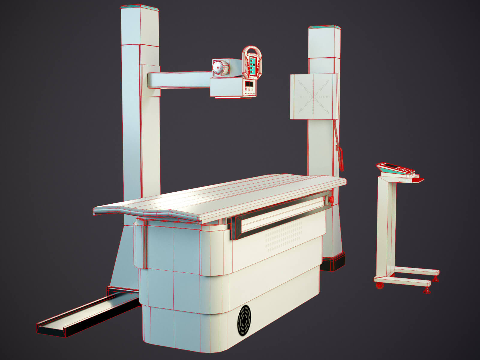 X-Ray Machine PBR 3D Model by Evrika