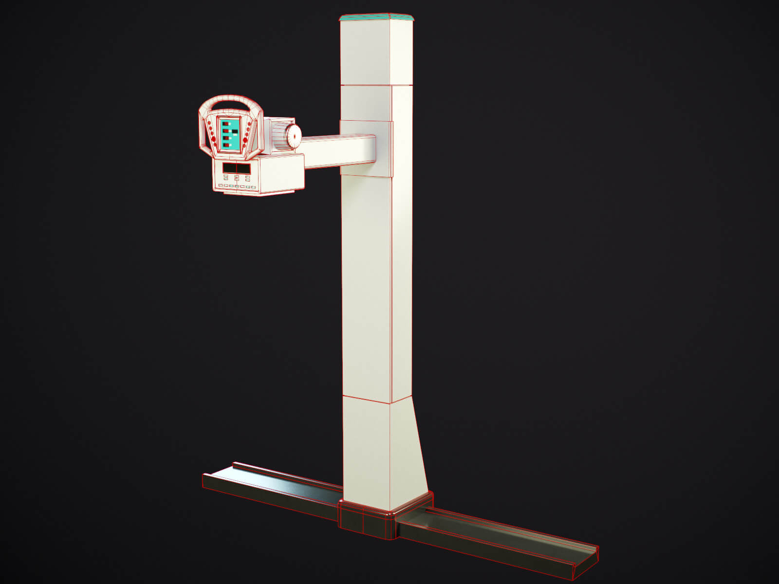 X-Ray Machine PBR 3D Model by Evrika