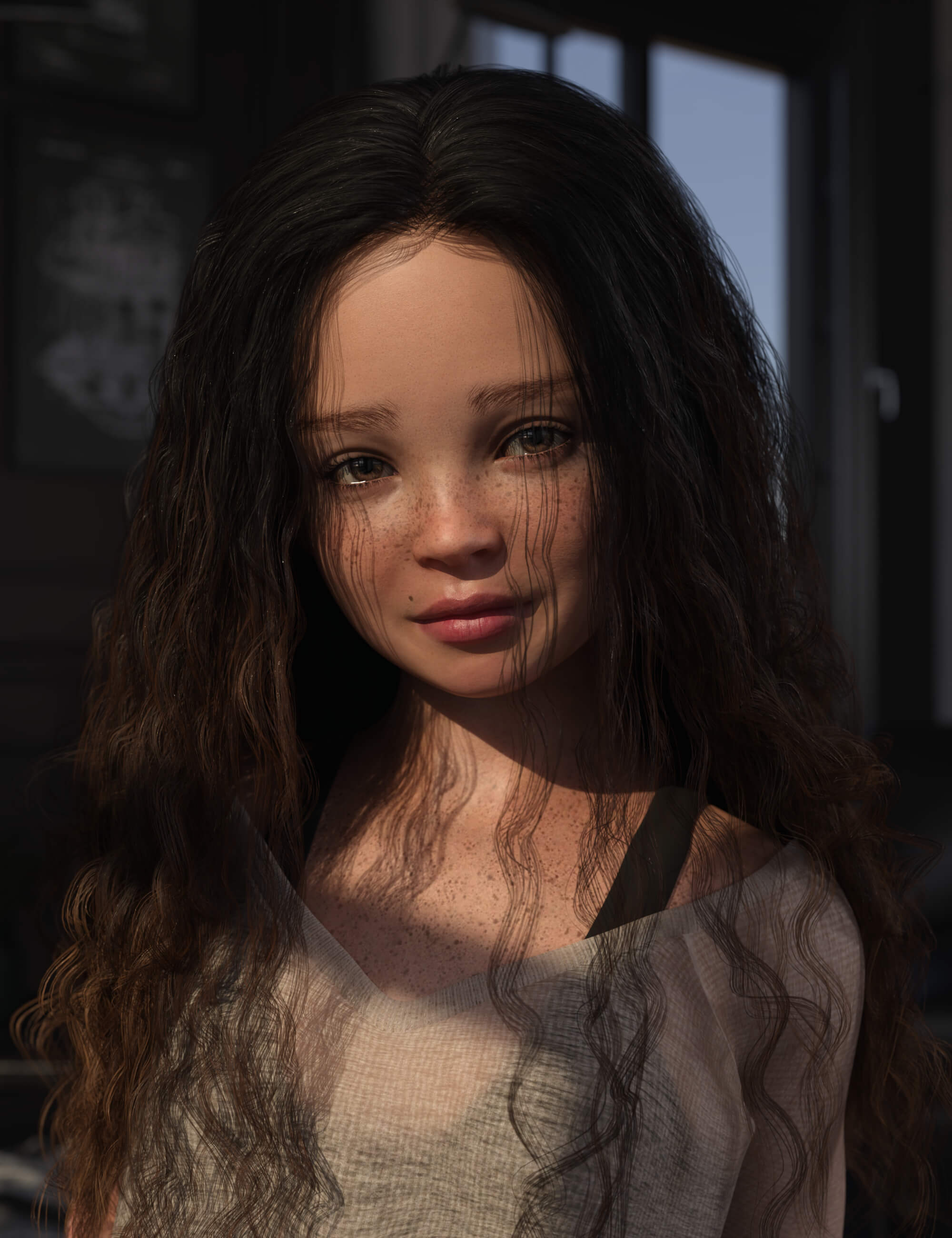 E3D Meg Kid for Genesis 8 and 8.1 Female - Daz Content by Exart3D